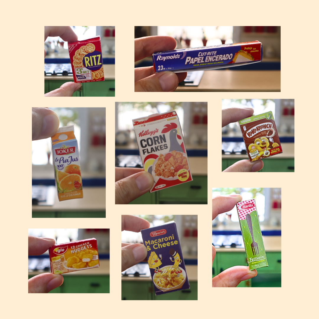 PRINTABLE 33 DESIGNS MINI FOOD BOX [ DIGITAL FILE ]. – Miniature Cusina