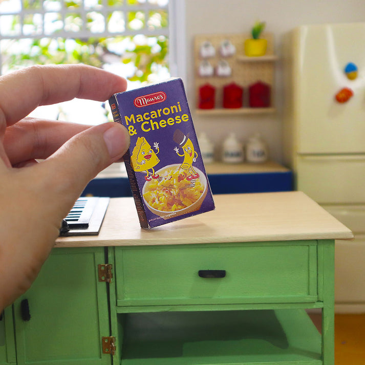 Mini Box Macaroni and Cheese [ Box Only ] – Miniature Cusina
