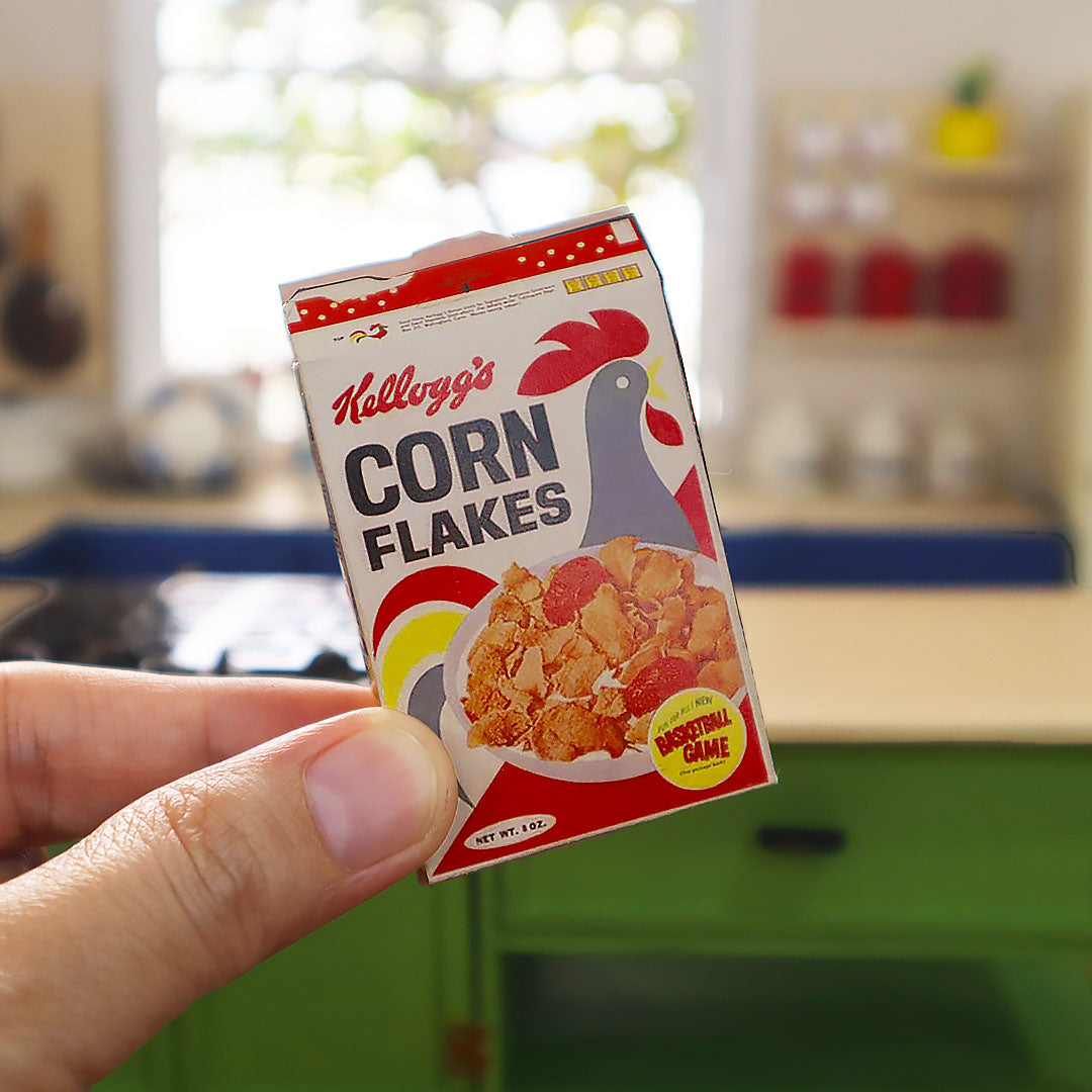 Mini Box Kellogg's Corn Flakes [BOX ONLY] – Miniature Cusina