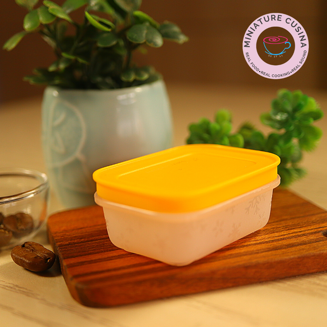 Miniature Tupperware Vintage Collection Frozen Yellow Lid [Keychain ...